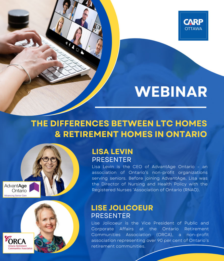 Webinar: Differences between LTC Homes and Retirement Homes in Ontario ...